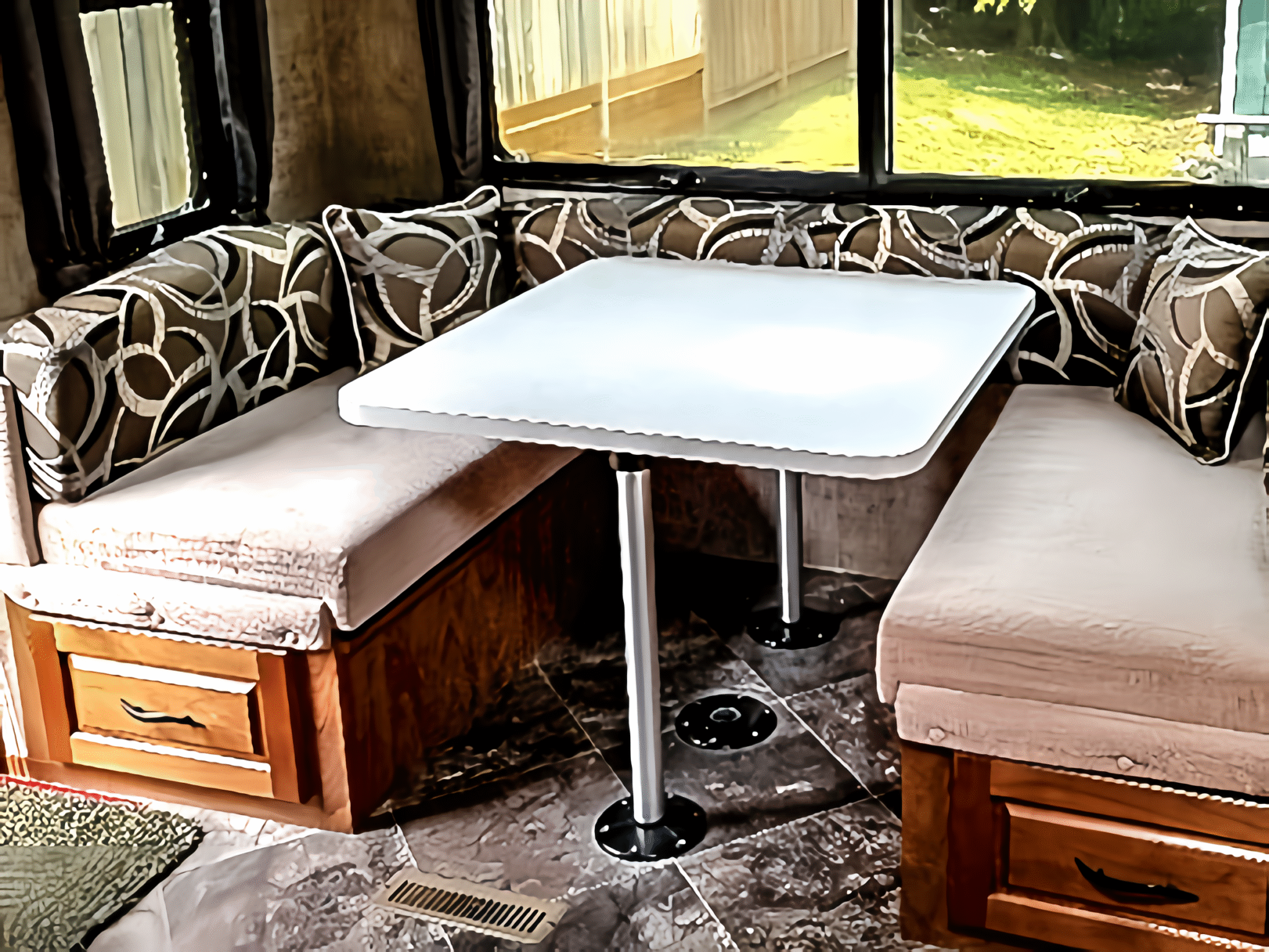 Custom RV Dinette Tables and Counter Tops
